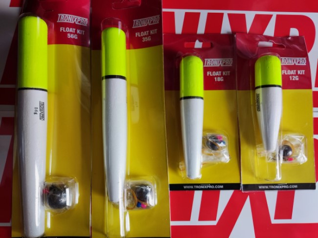Tronixpro Sea Fishing Float Kits 12g 18g 35g and 56g Sizes